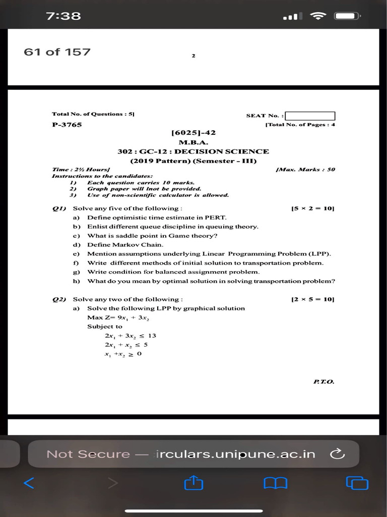 DS Updated PDF Questions | PDF | Outsourcing | Linear Programming