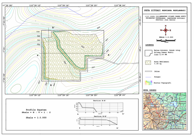 Peta Situasi Rencana Reklamasi | PDF