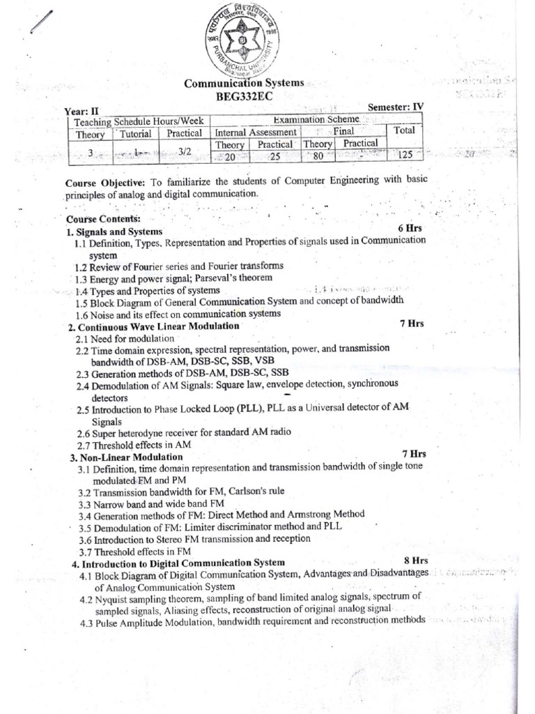 Communication System | PDF