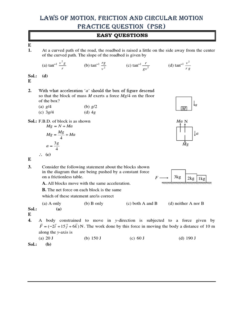 Newton's Laws of Motion | PDF