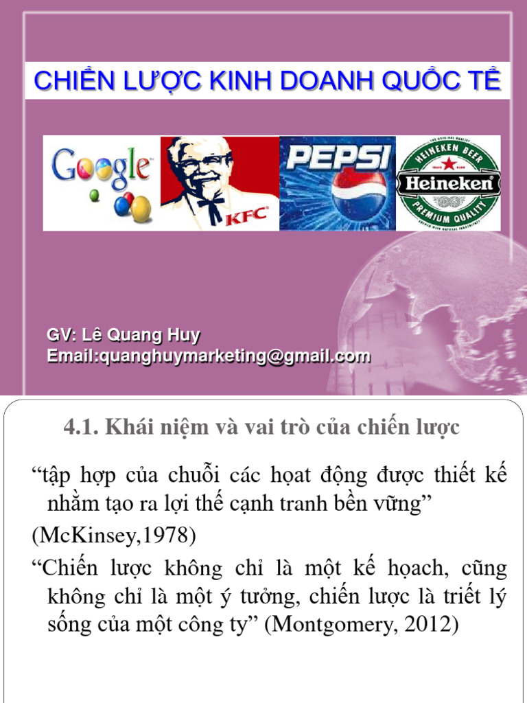 Chuong 4 Chien Luoc KDQT | PDF