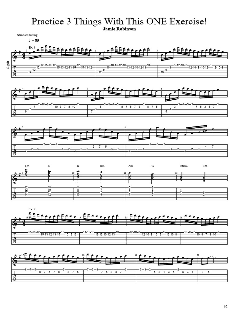 Practice 3 Things With This ONE Exercise! | PDF