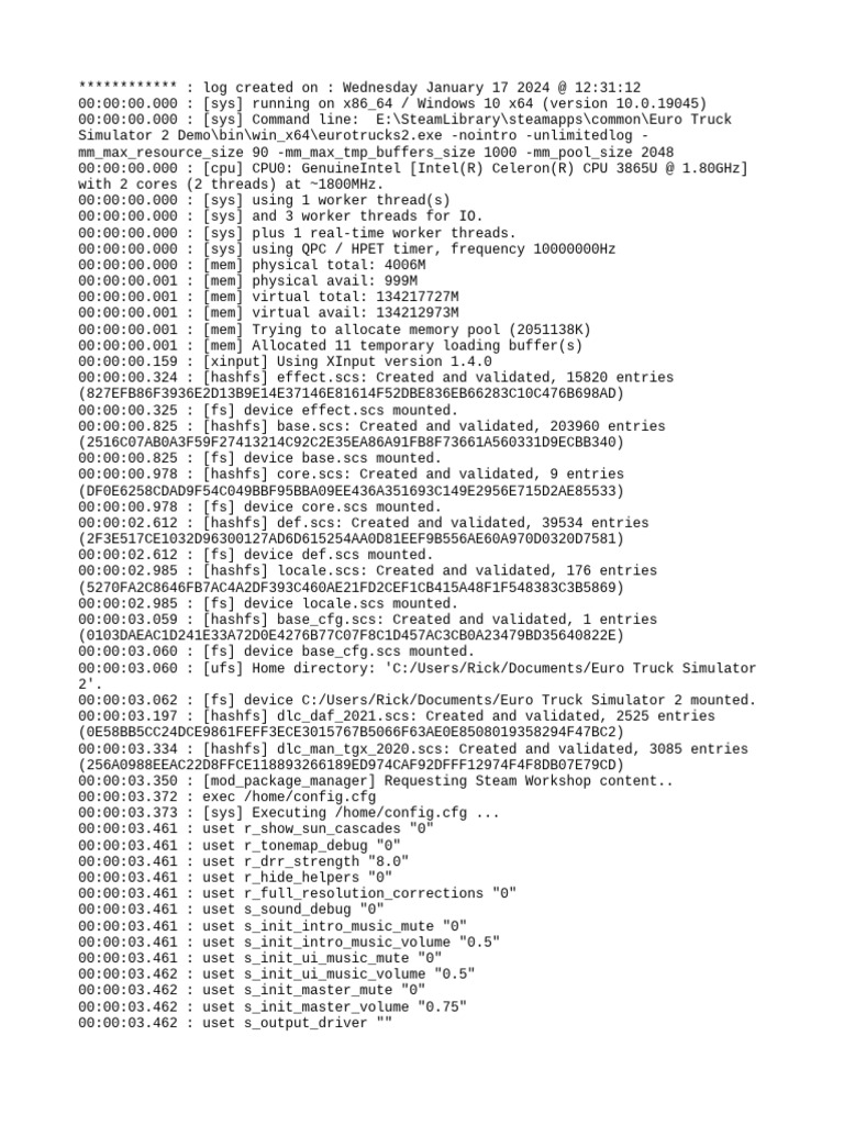 Game Log | PDF | Trailer (Vehicle) | Computer Architecture