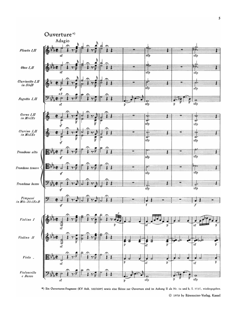 Die Zauberflöte (Ouverture) | PDF