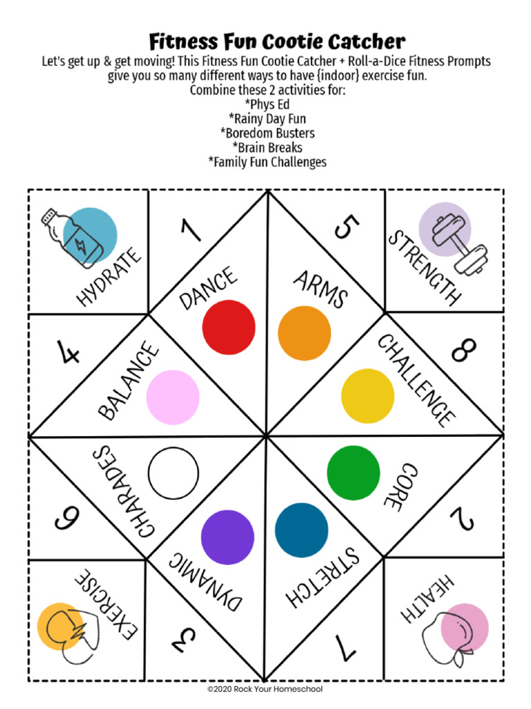 Fitness Fun For Kids Game Activities Pdf