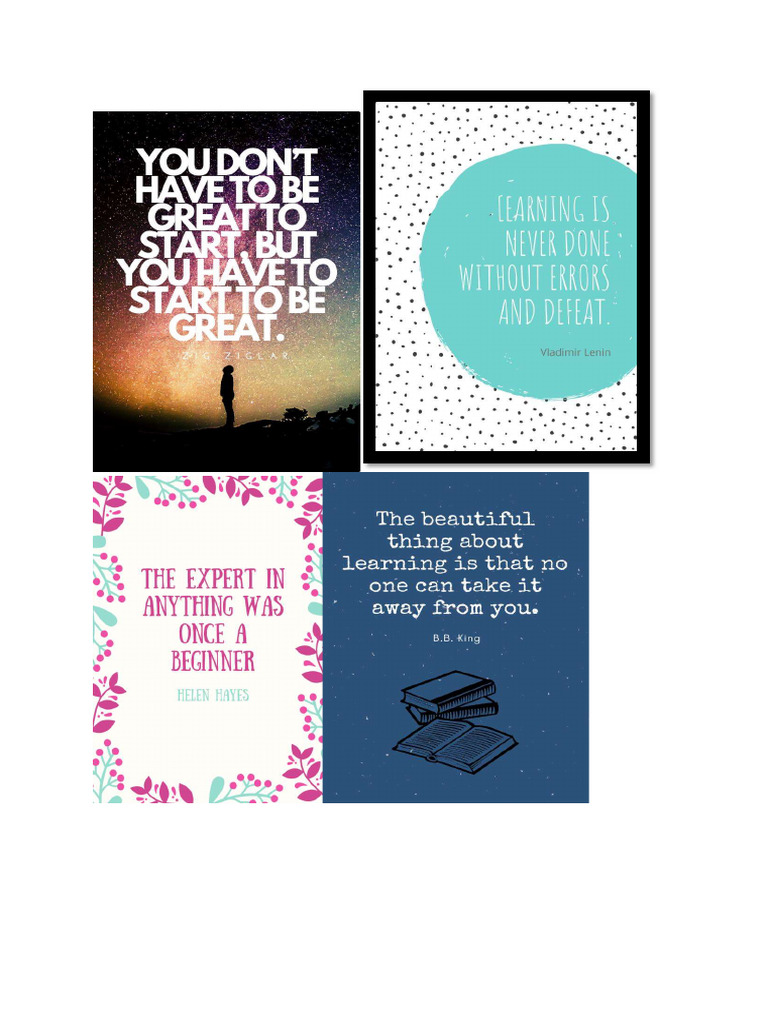 Cute Quotes For Students | PDF