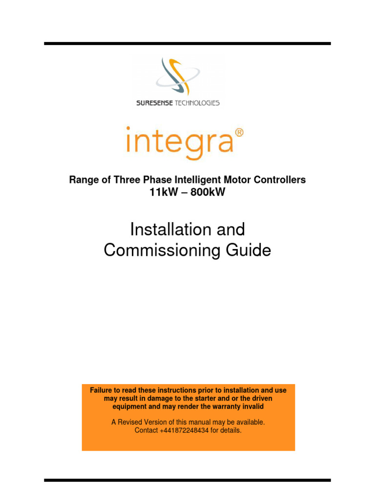 Integra Manual | PDF | Electric Motor | Electric Power