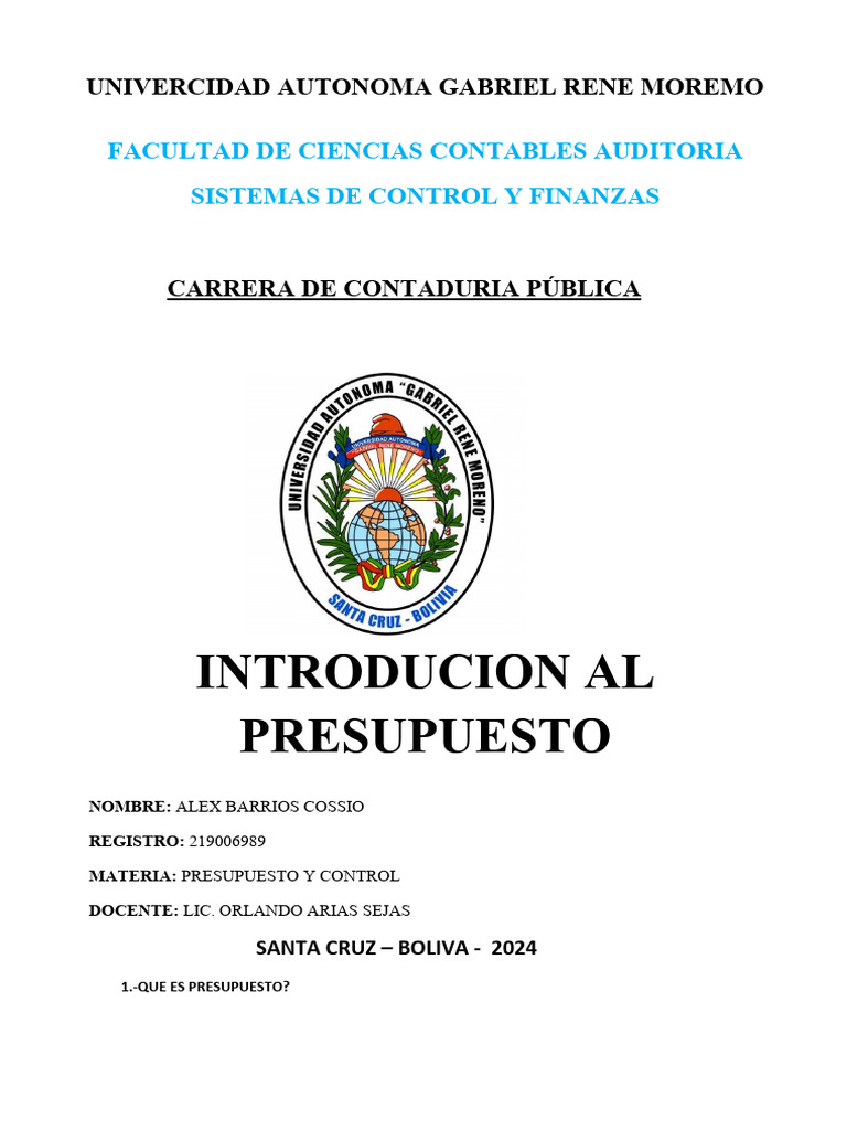 CARATULA PRINCIPAL | PDF | Presupuesto | Economias