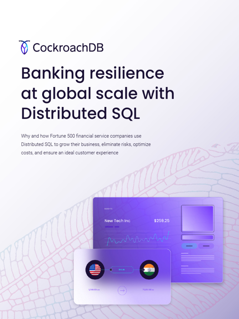 Banking Resilience at Global Scale With Distributed SQL | PDF | Databases | Disaster Recovery