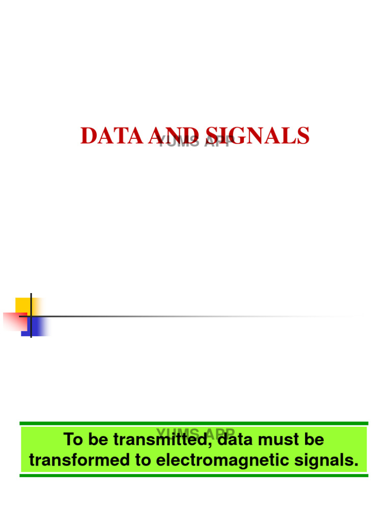 Data and Signals | PDF | Signal To Noise Ratio | Bit Rate