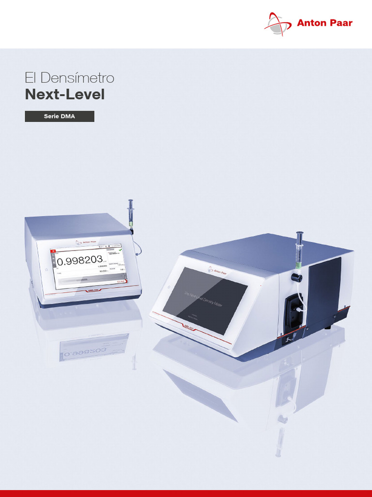 XDLIP047ES D Brochure DMA 4101 4501 5001 | PDF | Medición | Software
