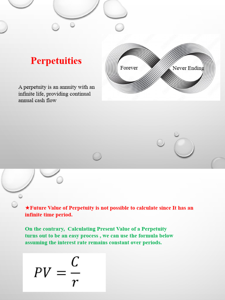 Perpetuities - Bappy | Download Free PDF | Present Value | Bond Duration