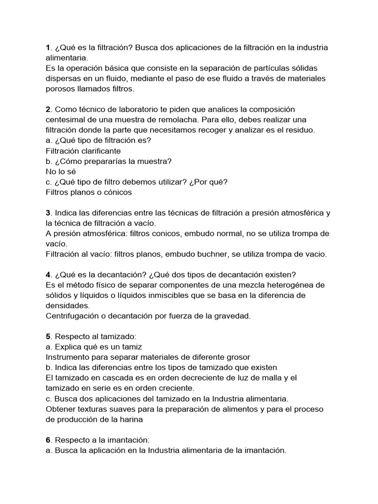 Control Ejercicios Ut6 | PDF | Filtración | Valoración