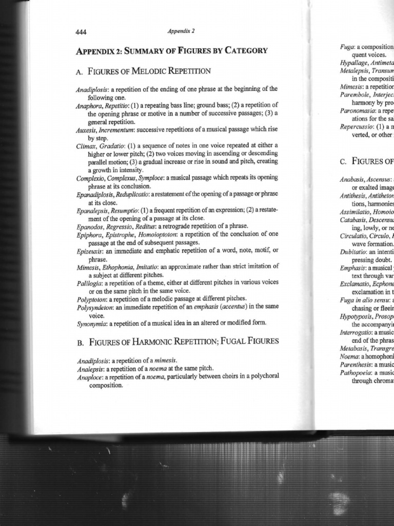 Bartel Summary of Rhetorical Figures | PDF