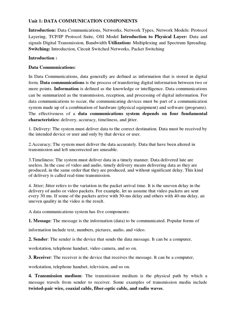 Computer Networks Pdf Computer Network Osi Model