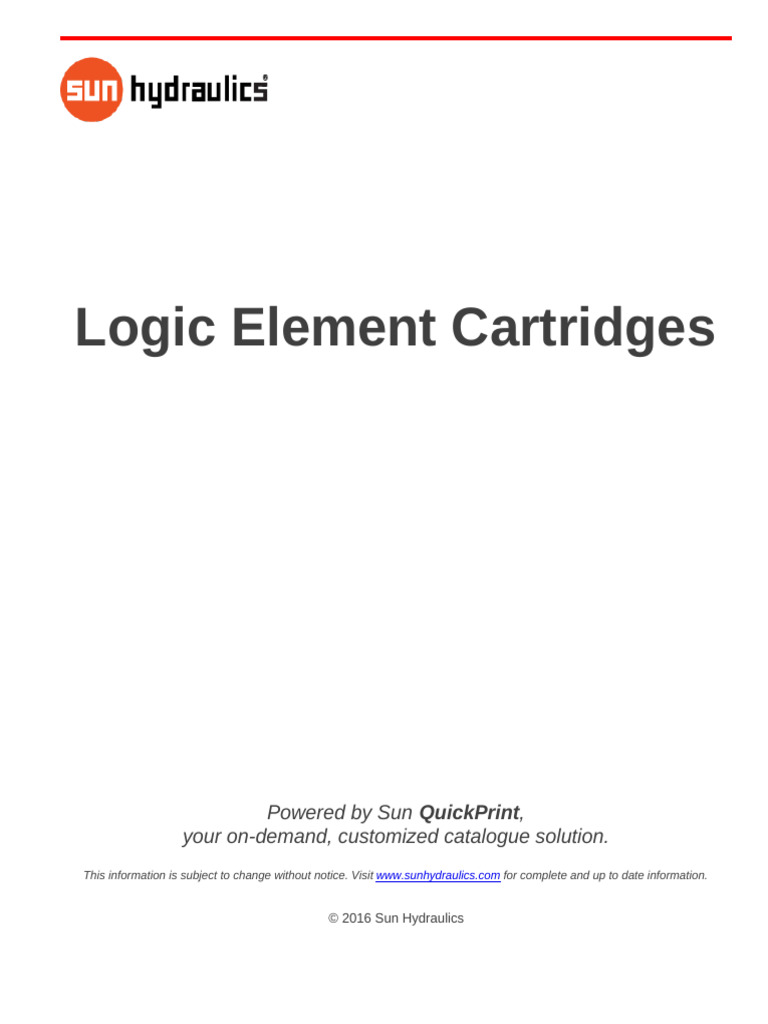 Cartridge Logic Valves | PDF | Engine Technology | Vehicle Technology