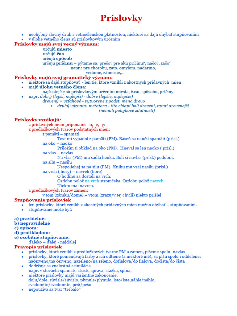 Kvarta Príslovky | PDF