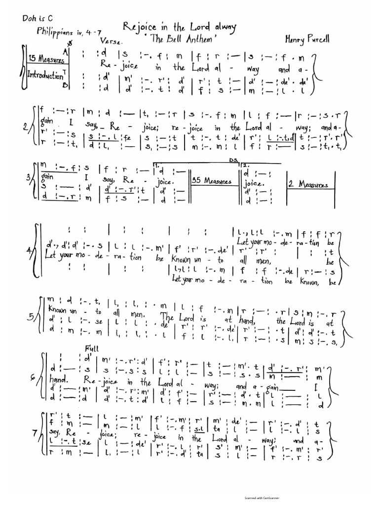 Rejoice in The Lord Alway | PDF