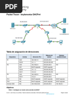 7.2.10 Packet Tracer - Configure DHCPv4 | PDF | Dirección IP | Enrutador (Computación)