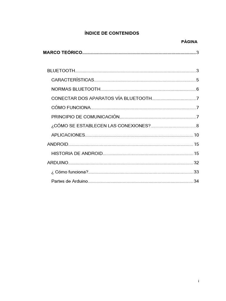Proyecto Final Fundamentos de Telecomunicaciones | PDF | Bluetooth | Arduino