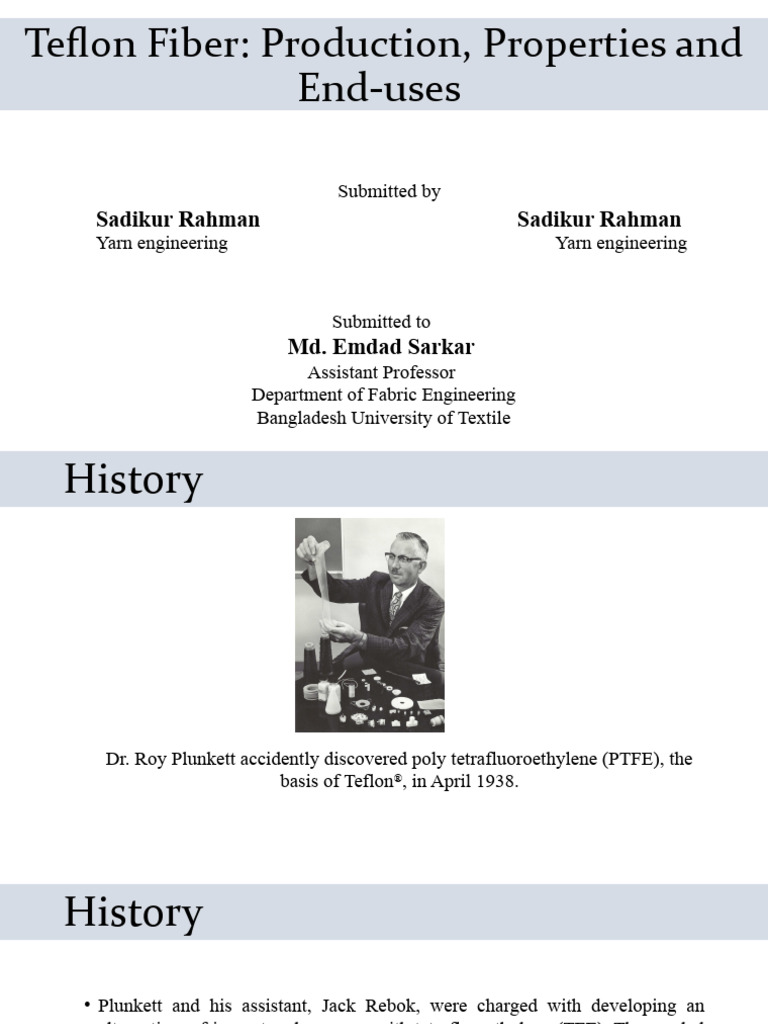 Teflon | PDF | Chemistry | Materials Science