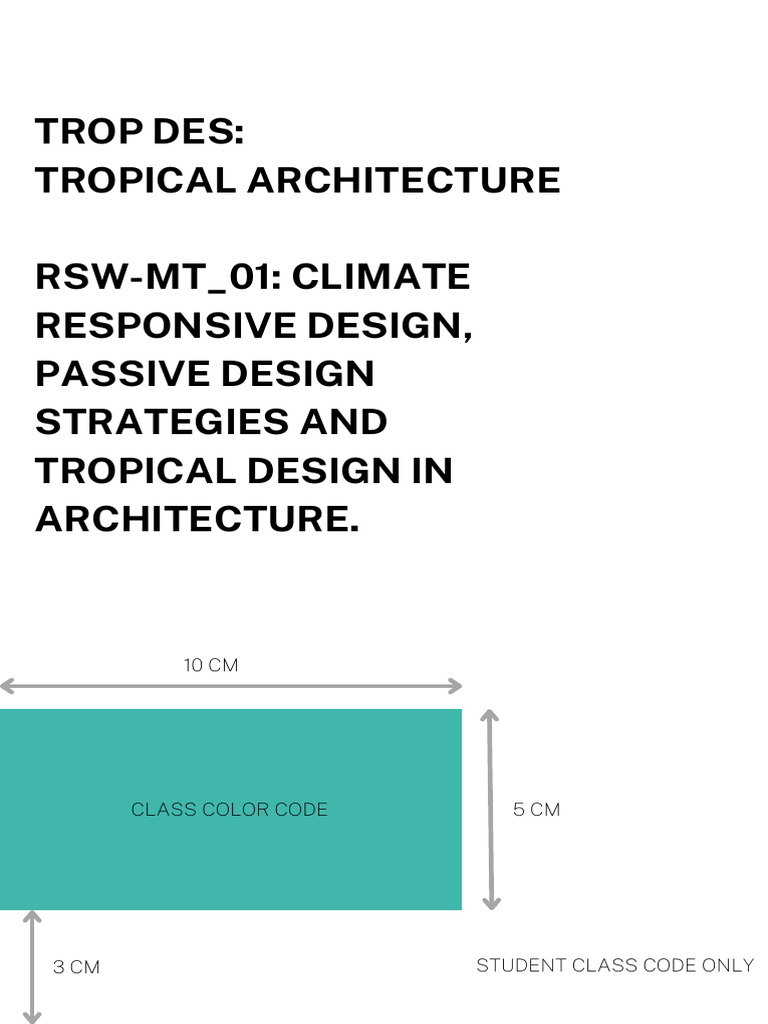 Trop Des RSW-MT - 01 | PDF | Design