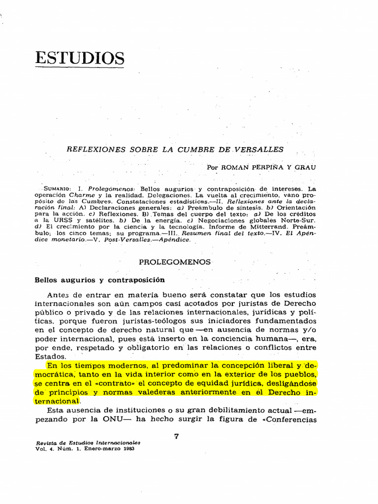 10 - Reflexiones sobre la Cumbre de Versalles - Prof. Román Perpiñá ...