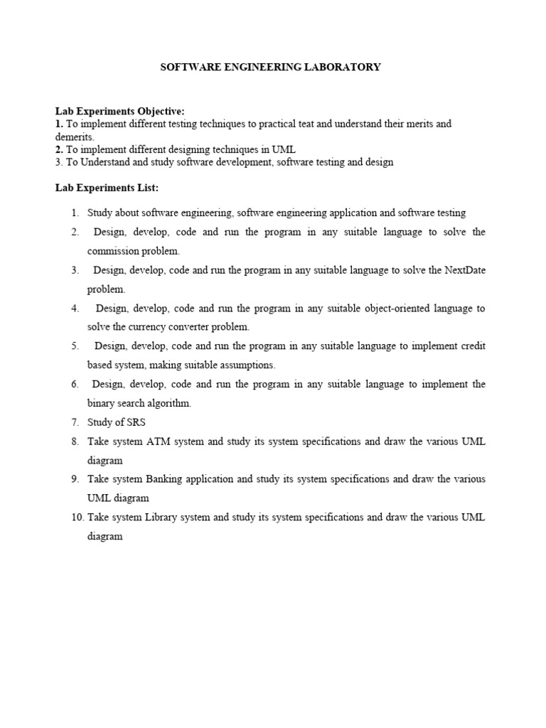 Se-Lab-Manual Ty It 2022 | PDF | Programming | Computer Program