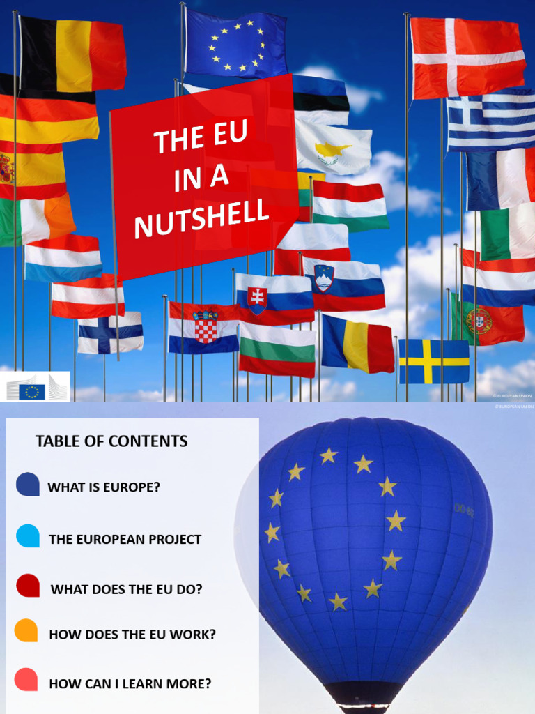 EU in A Nutshell PPT Final EN Version 2023 v2 | PDF | European Union | European Commission