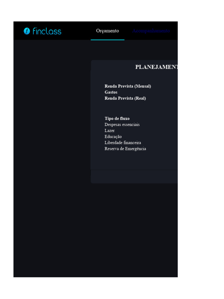 Finclass Controle de Orcamento | PDF | Orçamento | Setor privado