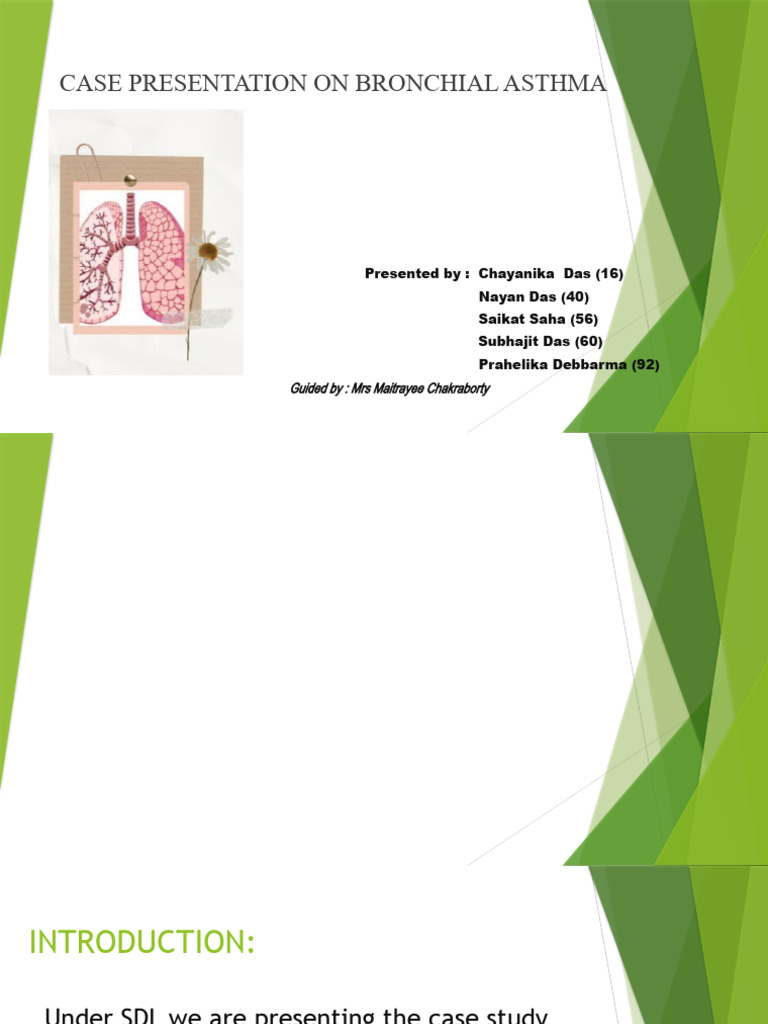 Case Presentation On Bronchial Asthma | PDF
