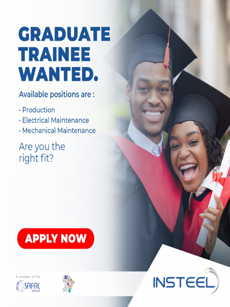 Job Ads Graduate Trainee Insteel W - Button | PDF