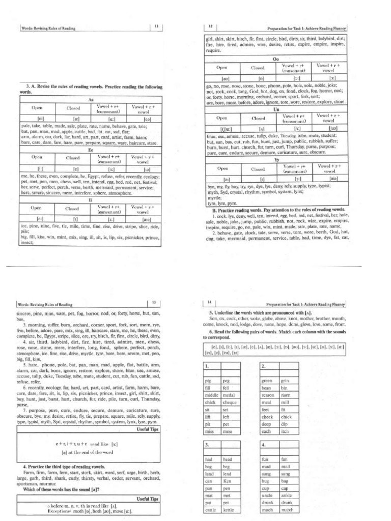 Words: Revising Rules of Reading | PDF