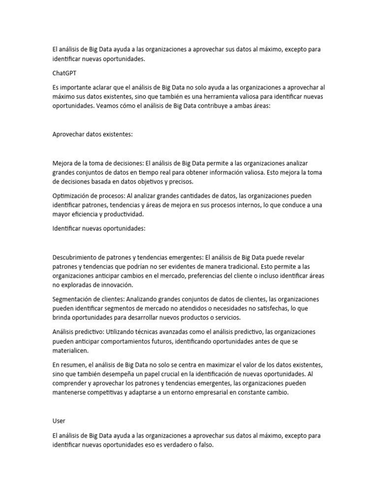 El Análisis de Big Data | PDF