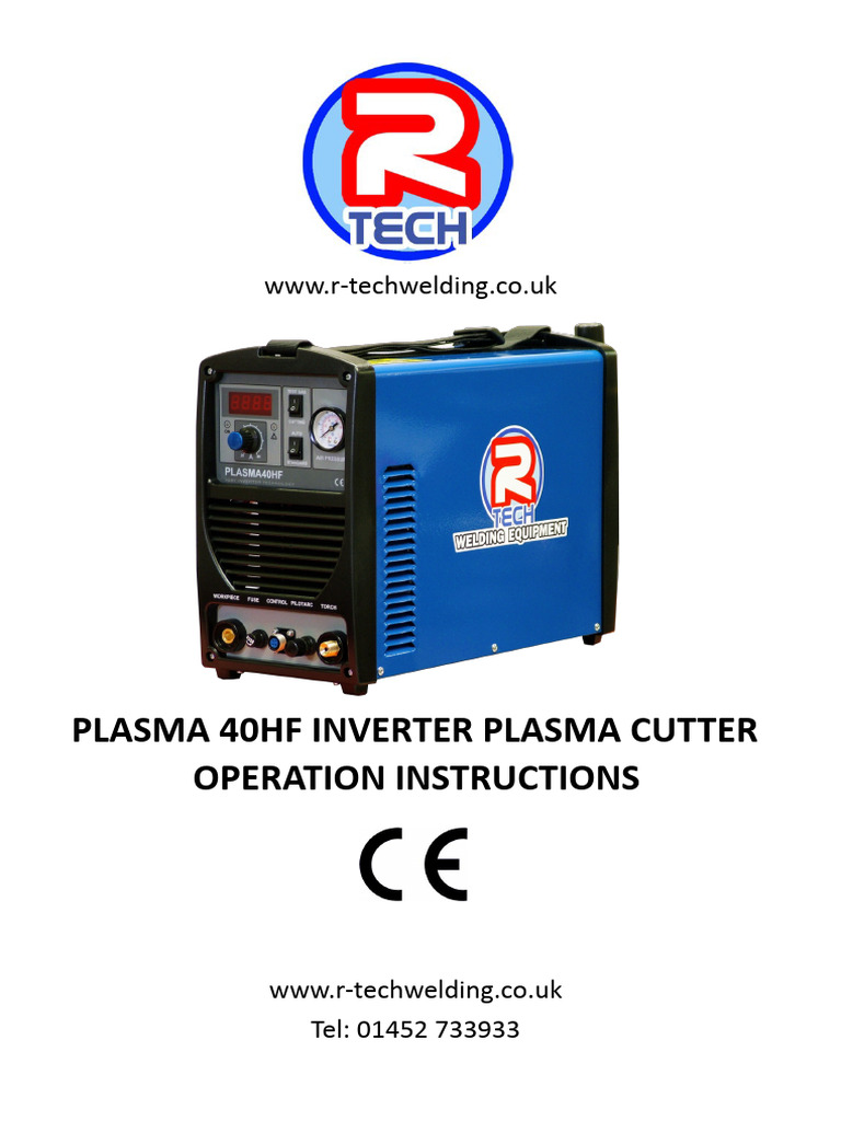 Plasma Cutter Owners Manual P40HF | PDF | Electrical Connector ...