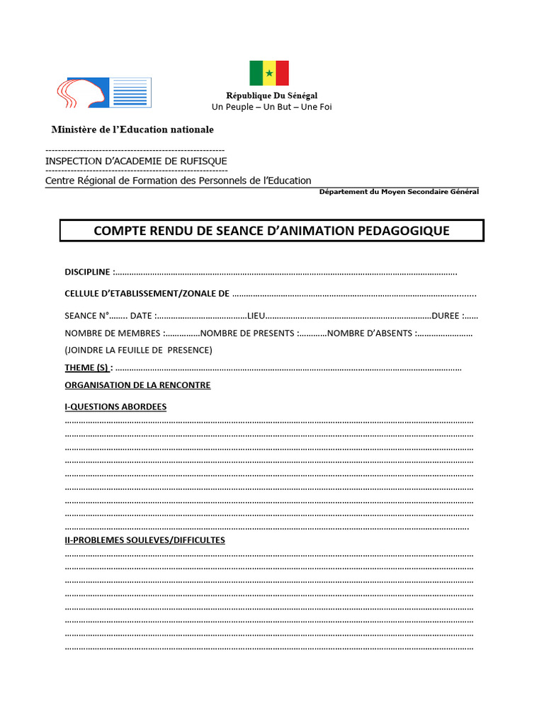 2-Fiche Compte Rendu CAP | PDF