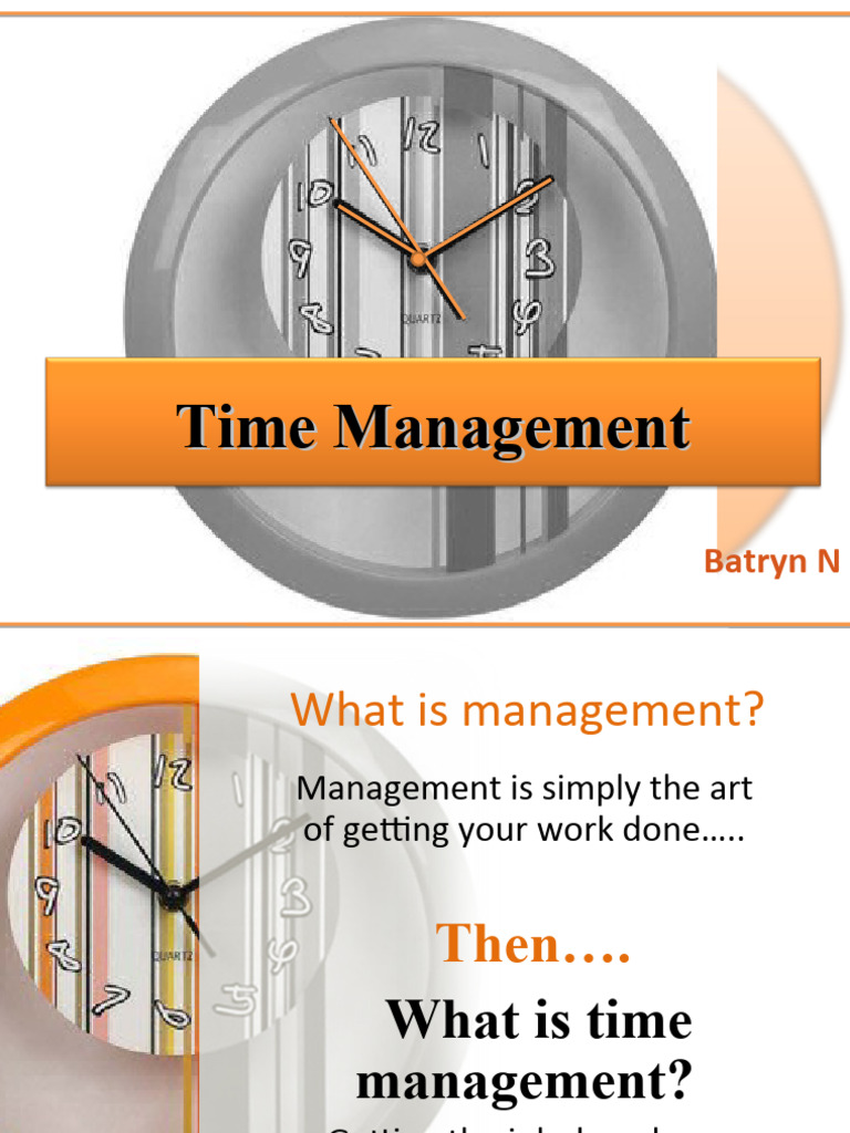 Time Management | PDF | Time Management | Professional Skills