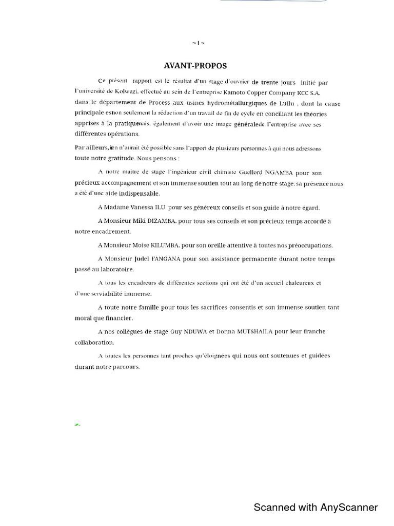 Rapport de Stage KCC | PDF