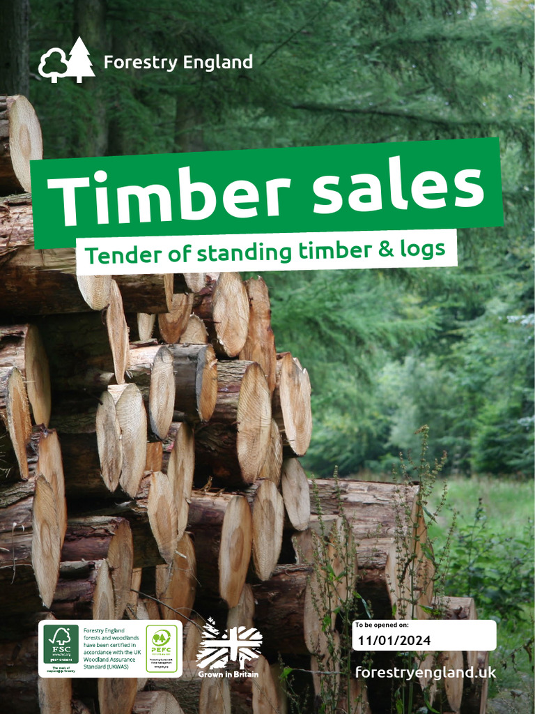 Forestry England National Timber Tender 11 January 2023 Catalogue | PDF ...