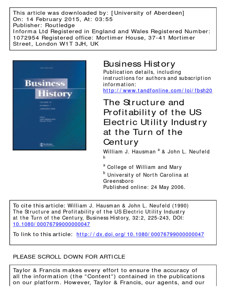 Hausman 1990 | PDF | Alternating Current | Electric Generator