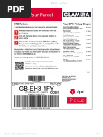 DPD Return Label | PDF