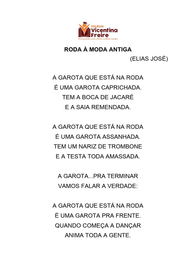 RODA À MODA ANTIGA | PDF