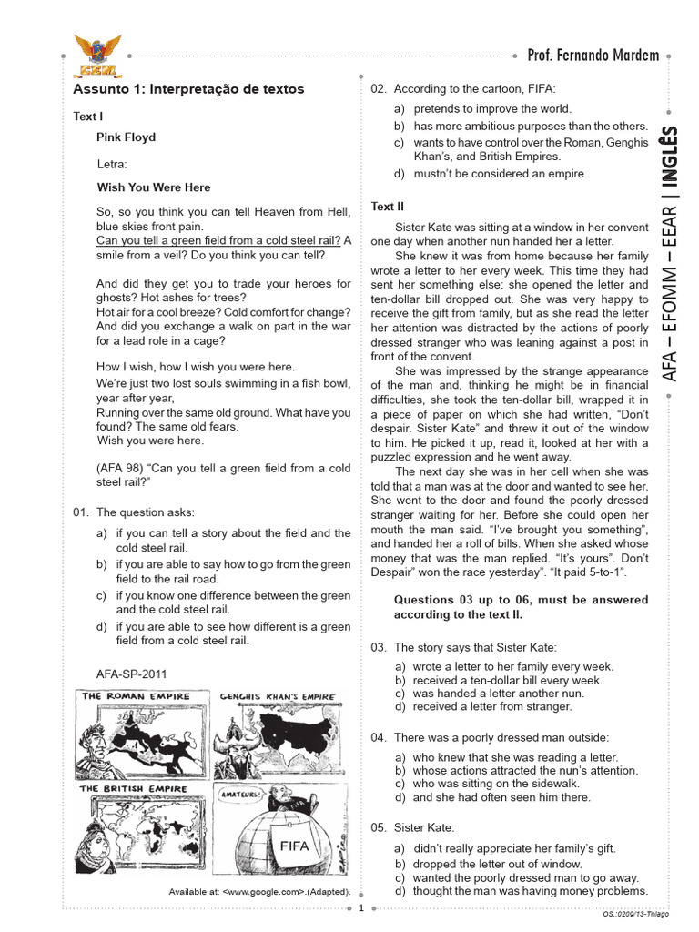 Modulo 1 Ingles | PDF