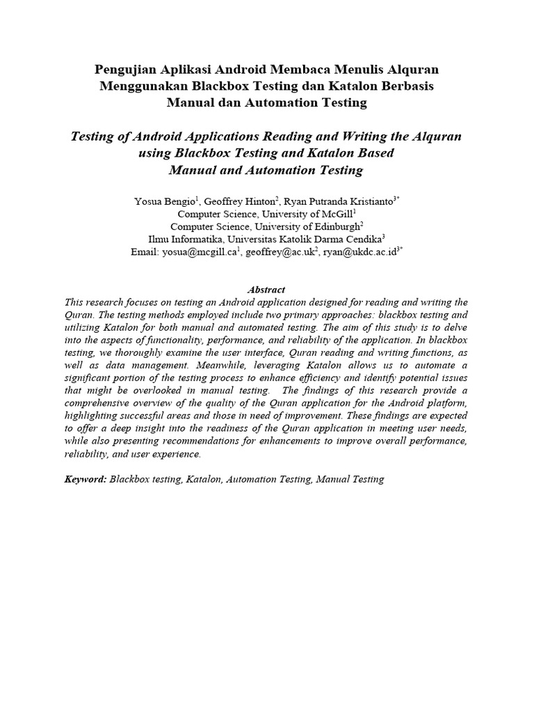Template Software Testing Pdf Computing Computer Science 7037