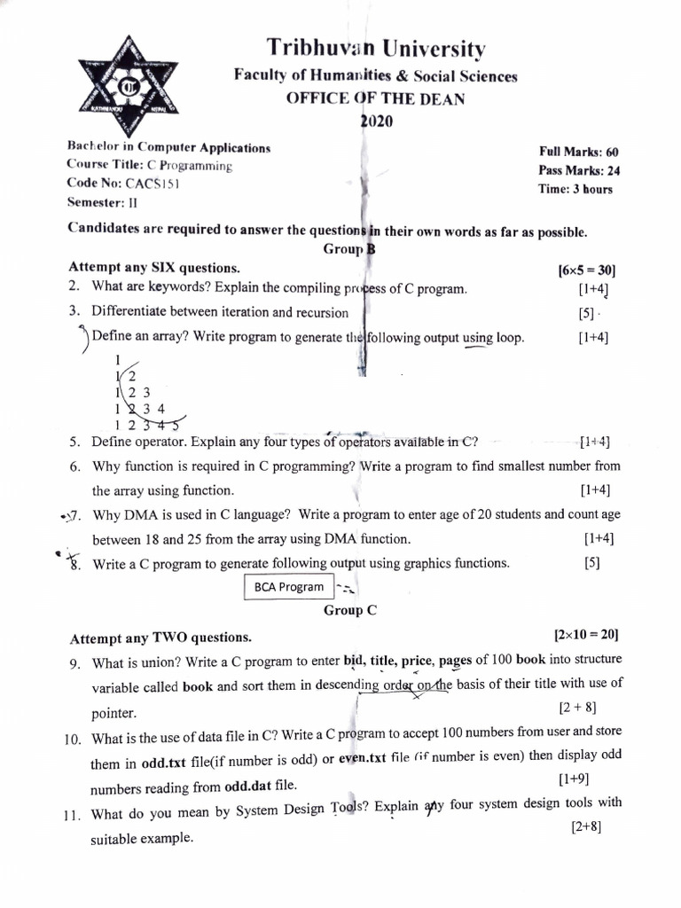 Second Sem 2020 All | PDF | Computer Program | Programming
