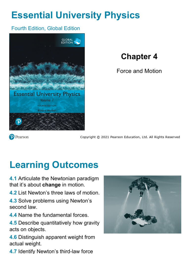 04 Lecture Outline | PDF | Force | Newton's Laws Of Motion