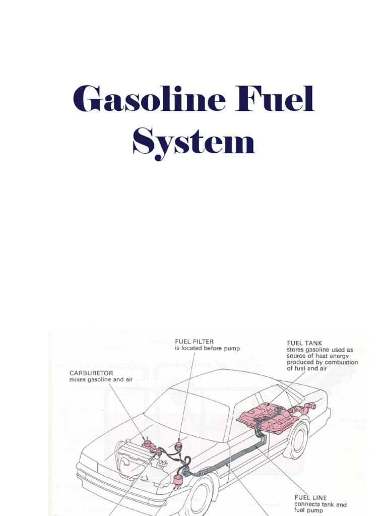 4gasoline Fuel System | PDF