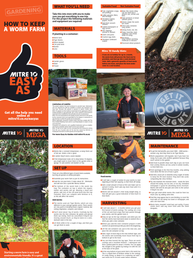 Worm Farm Guide for Gardeners | PDF | Compost | Agriculture