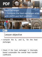 LESSON 3 Shell and Tube Heat Exchanger Design Calculations | PDF | Heat ...