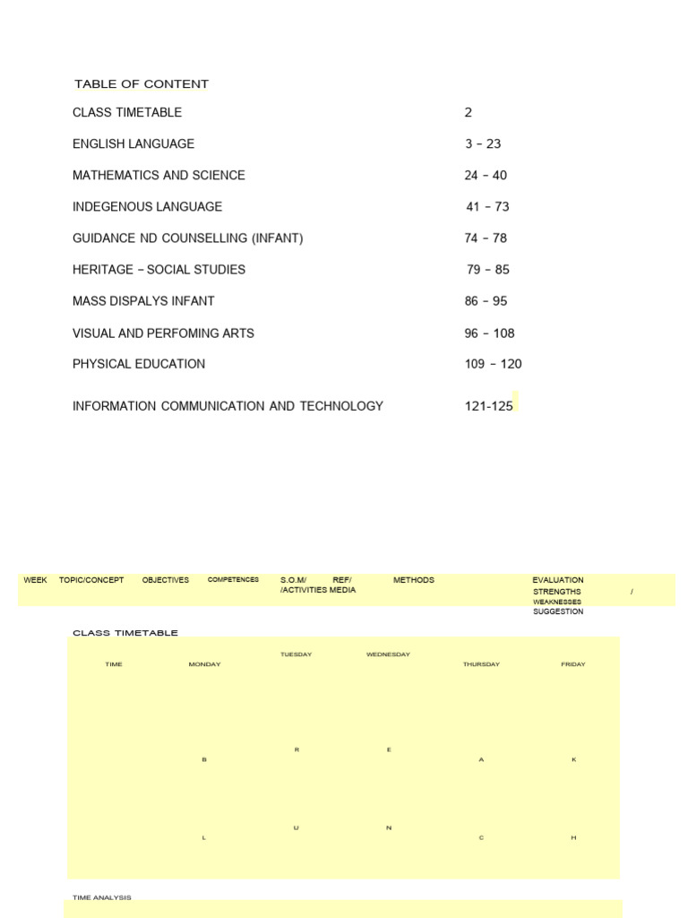 ECD Term 1 Scheme 2017 Overview | PDF